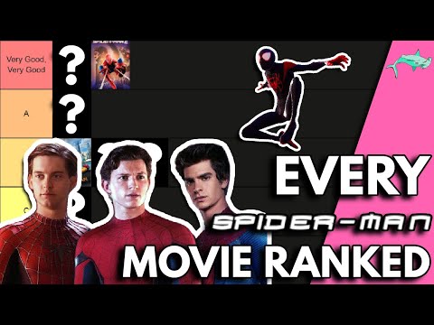 Ranking Every Spider-Man Movie | Tier List - Upside Down Shark
