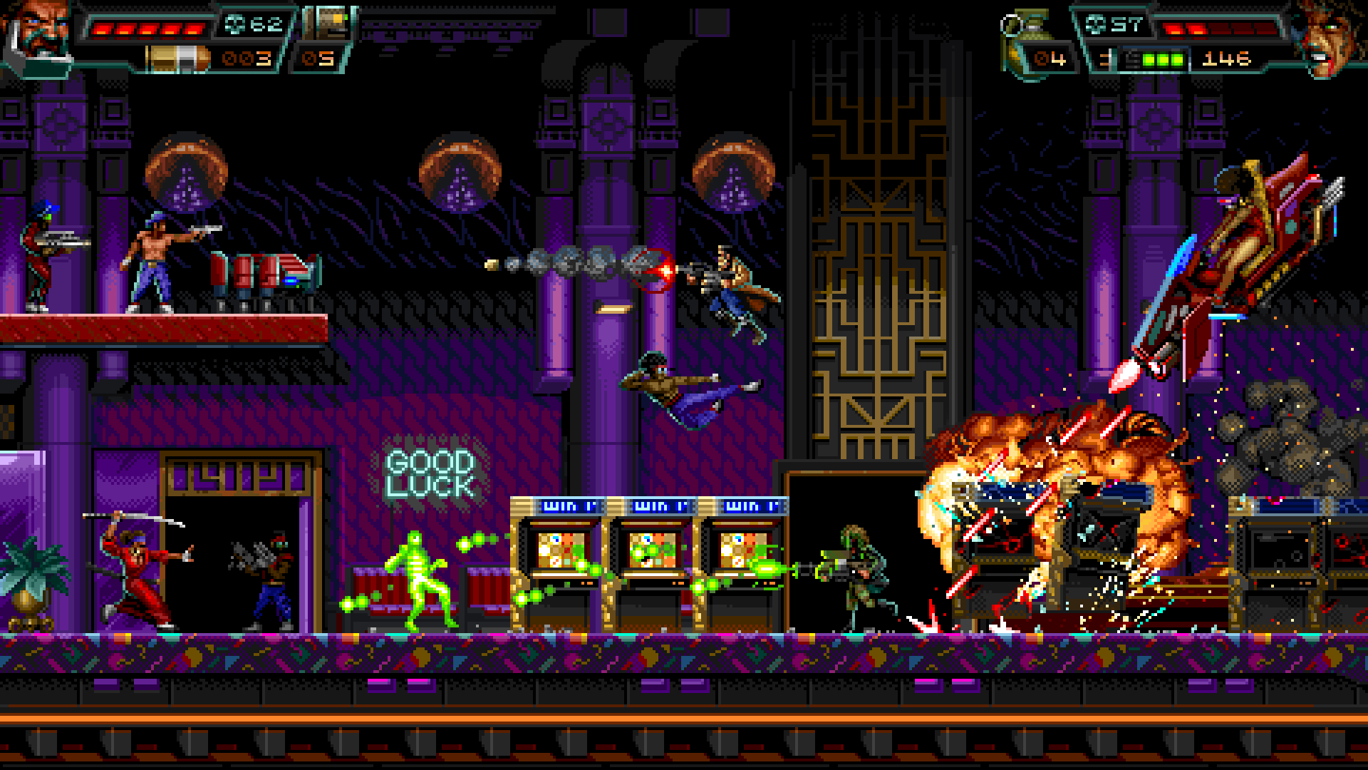 Huntdown Arcade Mode & PC Port Review | UDS Reviews