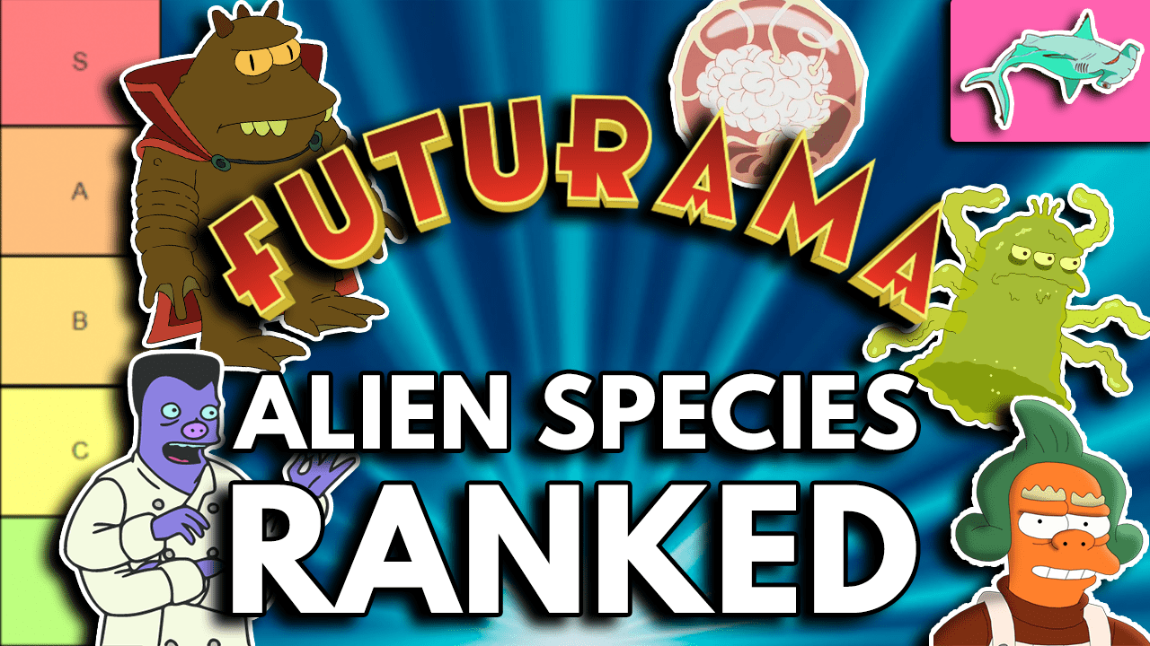 Ranking The Aliens Of Futurama | Tier List - Upside Down Shark